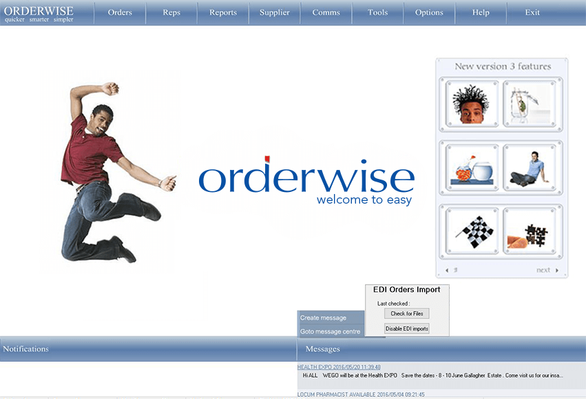 Orderwise - Home: Welcome to Easy